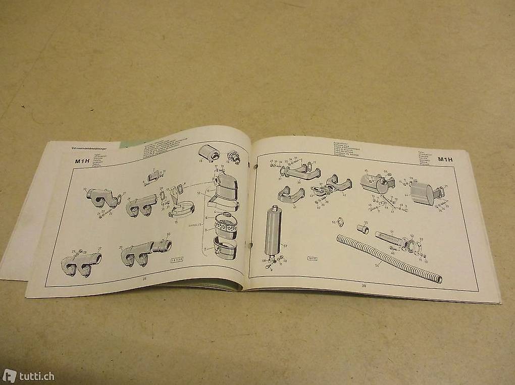 Ersatzteil-Liste DEUTZ F2L 912 Motor Traktor - RAR! im Kanton Aargau ...