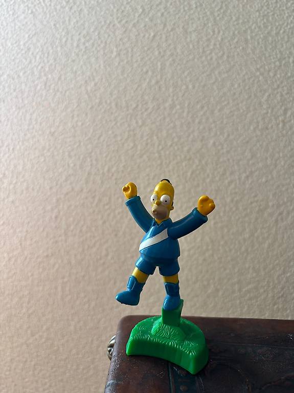 Original Homer Simpson Fussball-Figur, Burger King, 2002 Canton Zurich ...