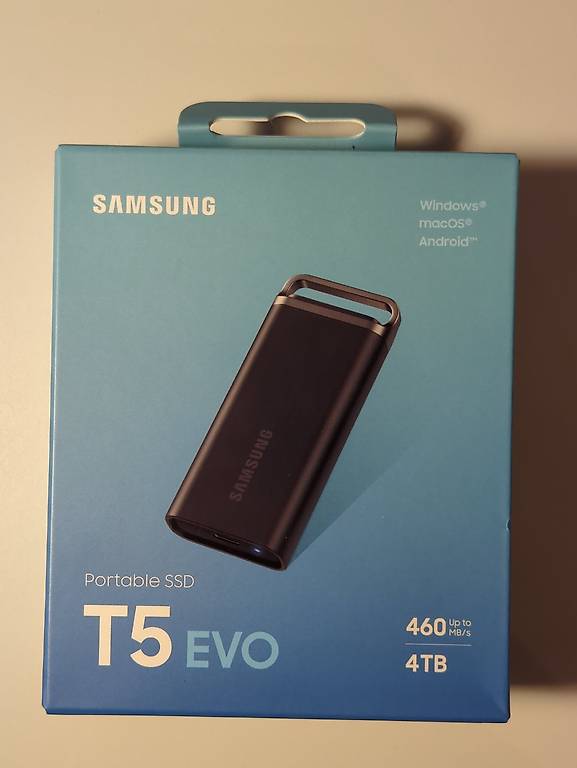 neu Samsung Portable T5 Evo Black 4TB externe SSD im Kanton Zürich ...
