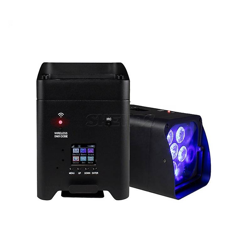 6x18W RGBWAUV LED Akku Par Wireless DMX512 Wash Light im Kanton ...