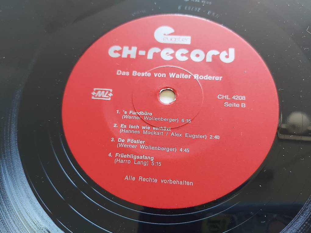 WALTER RODERER - Das Beste von ... - 1979 - Vinyl im Kanton Schwyz ...