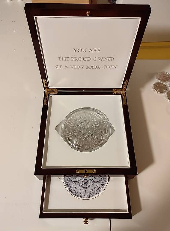 Silber Tempus Fugit Argentum Manet 1kg Silber Argor Heraeus im Kanton ...