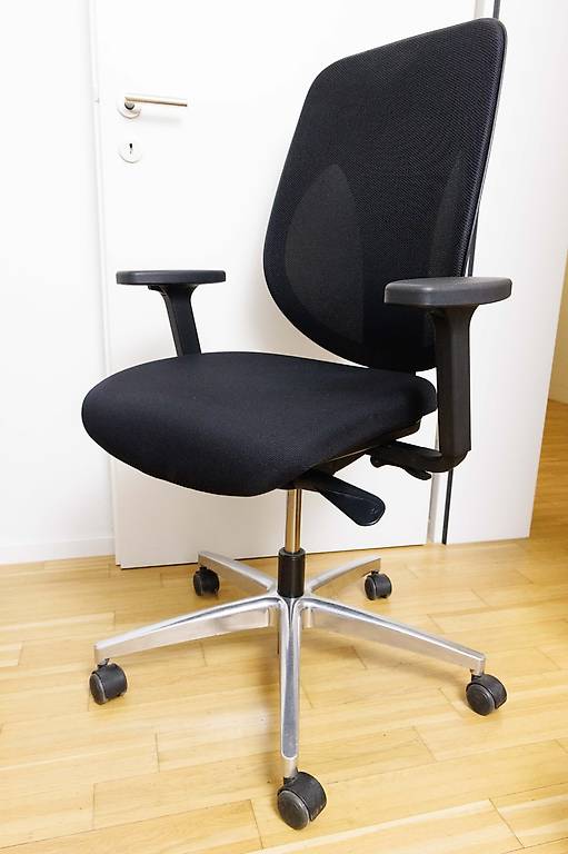 1-3 Ex. Giroflex 353-8029 Bürostuhl, schwarz, Alufuss im Kanton Zürich ...