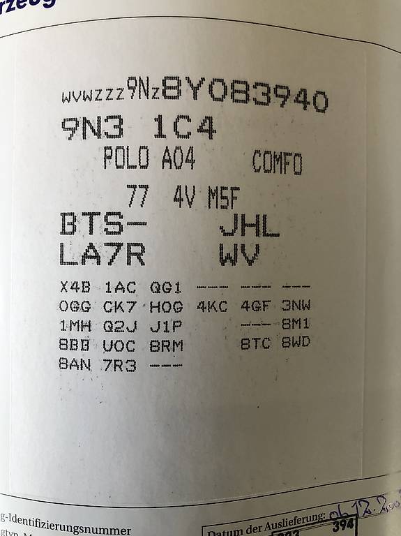 BTS Motor VW Polo 9N im Kanton Luzern - tutti.ch