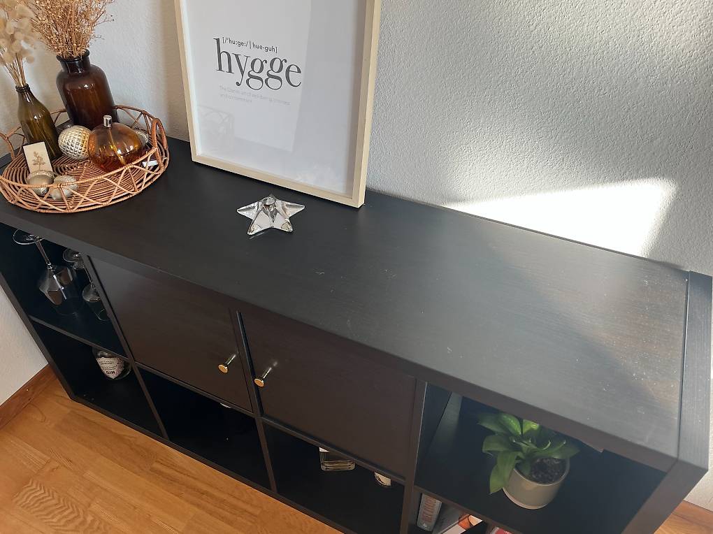 Kallax 8x2, dunkles Holz im Kanton Bern - tutti.ch