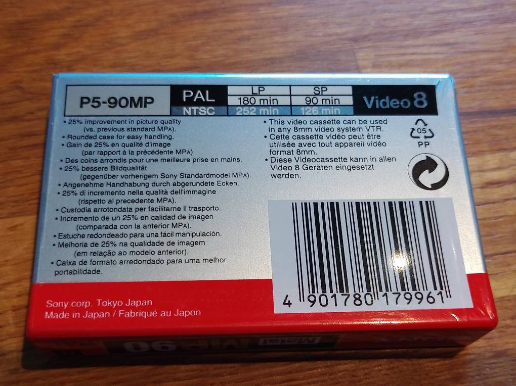 Sony Video 8 Kassette Metal MP 90, neu Cantone Basel-Landschaft - tutti.ch