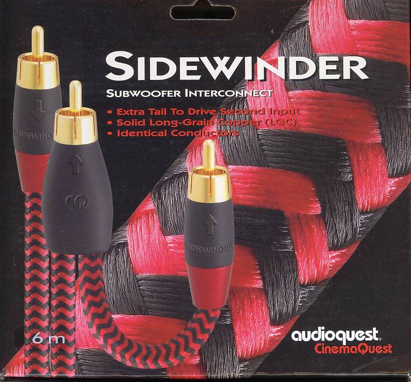 High End Audioquest Subwoofer Kabel "Sidewinder" 6 Meter NEU im Kanton ...