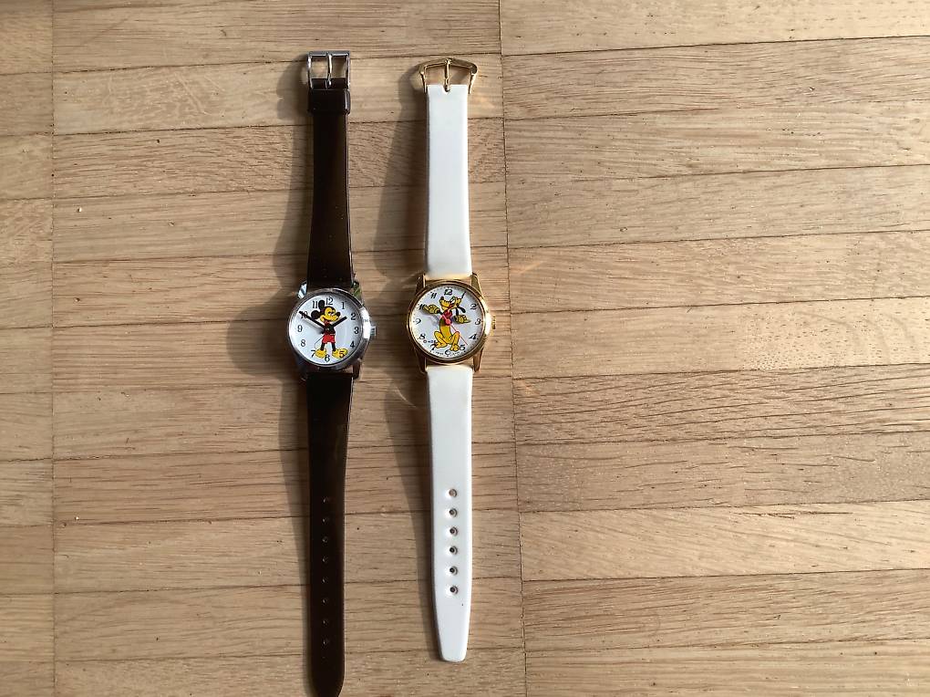 Vintage Walt Disney Mickey Mouse /Pluto Comic Uhr ungetragen im Kanton ...