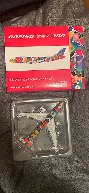 South African Airways Boeing 747-300 1:400 scale model im Kanton Tessin ...