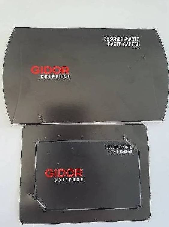 GIDOR Coiffure Geschenkkarte im Wert von 100 im Kanton Zürich - tutti.ch