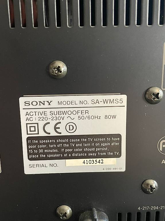 Sony Satelliten Lautsprecher 5.1 SS-MS5 im Kanton Luzern - tutti.ch