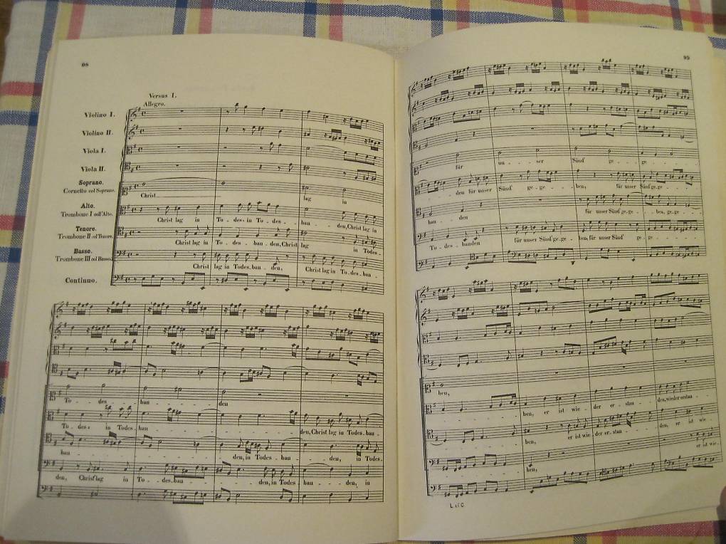 Gesamtausgabe Partitur Bach Kantaten / Musik Noten Canton Zurich - tutti.ch