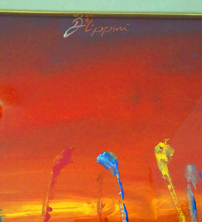 Felice Filippini Bellissimo quadro La danza della Pioggia Cantone ...