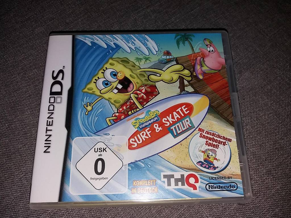 Nintendo DS Spongebob Surf and Skate im Kanton Aargau - tutti.ch