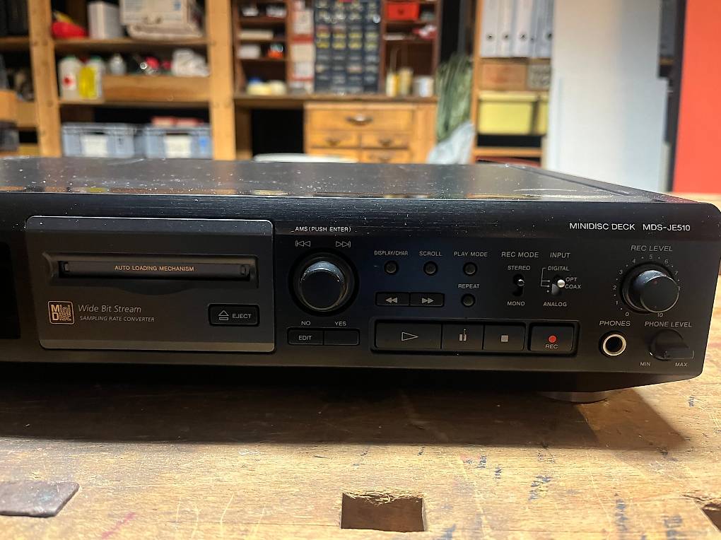Sony MDS-JE510 MiniDisc Deck funktioniert- MD zu testen im Kanton ...