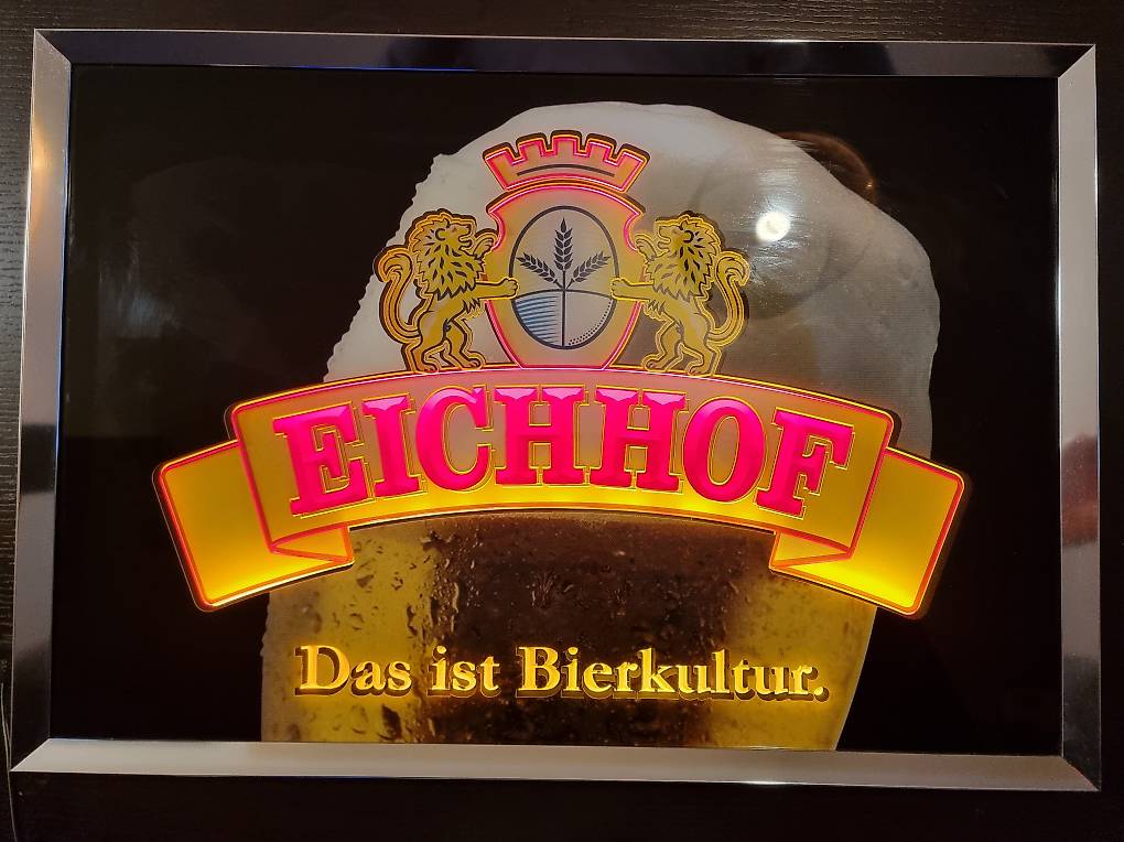 Eichhof Bier Luzern Leuchtreklame. Das ist Bierkultur! im Kanton Zürich - tutti.ch