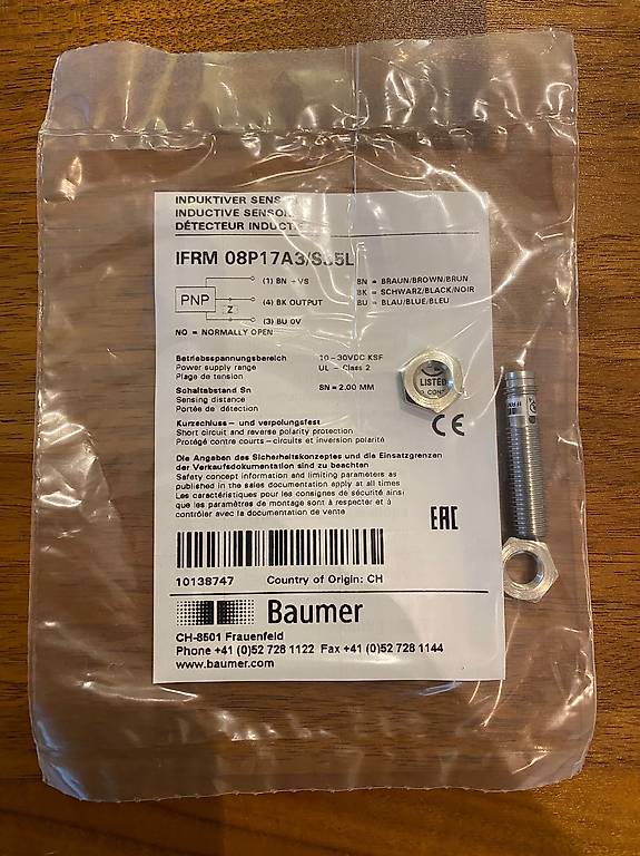 Baumer Sensor IFRM 08P17A3/S35L im Kanton Thurgau - tutti.ch
