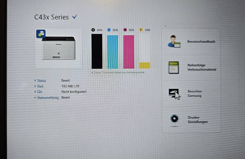Samsung Xpress C430w Laserdrucker Farbig im Kanton Aargau - tutti.ch