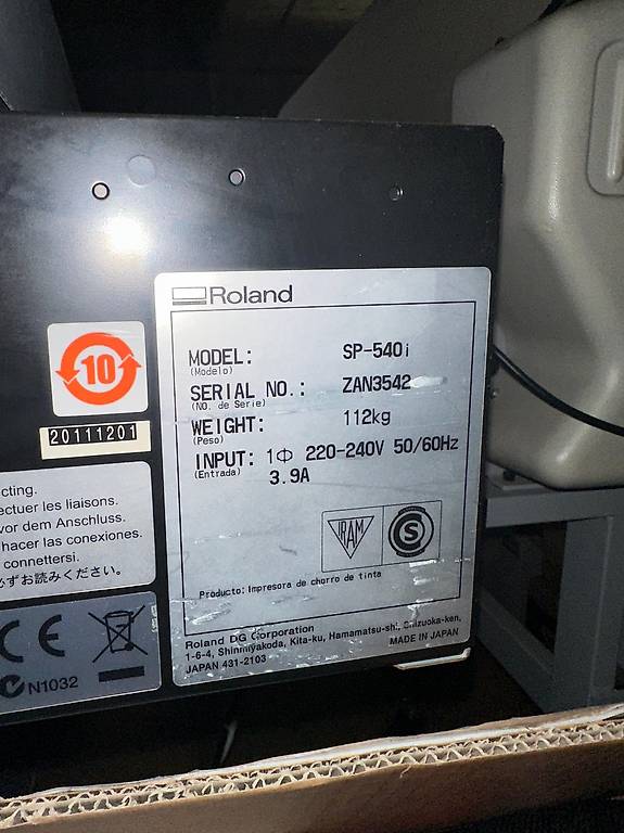 PLOTTER ROLAND VersaCAMM SP-540i im Kanton Tessin - tutti.ch