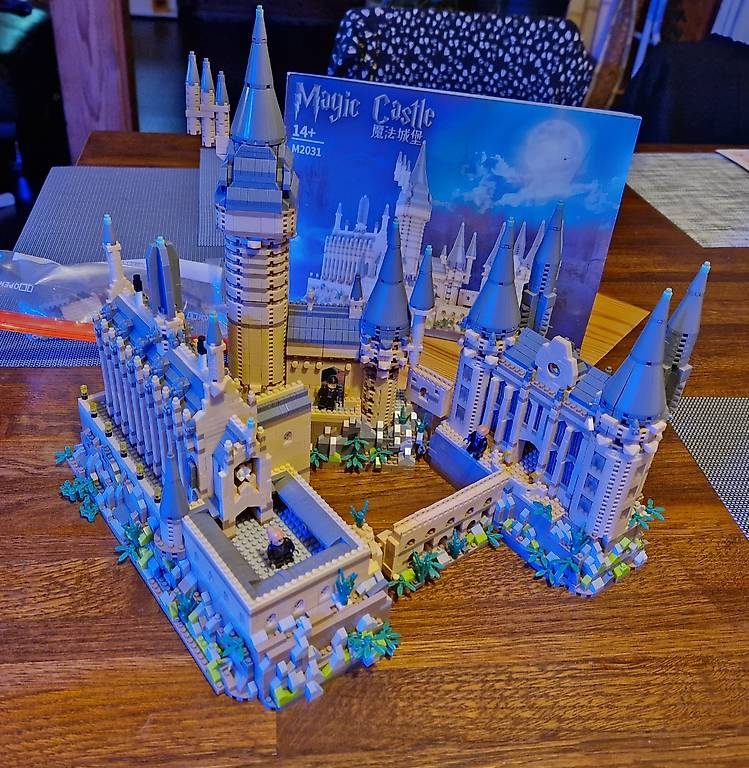 Magic Castle aus Mini Klemmbausteinen (nicht original Lego) im Kanton ...