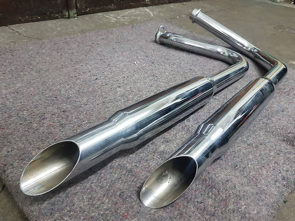 Harley Sportster Ironhead Paughco 1 3/4 Zoll Auspuffanlage im Kanton ...