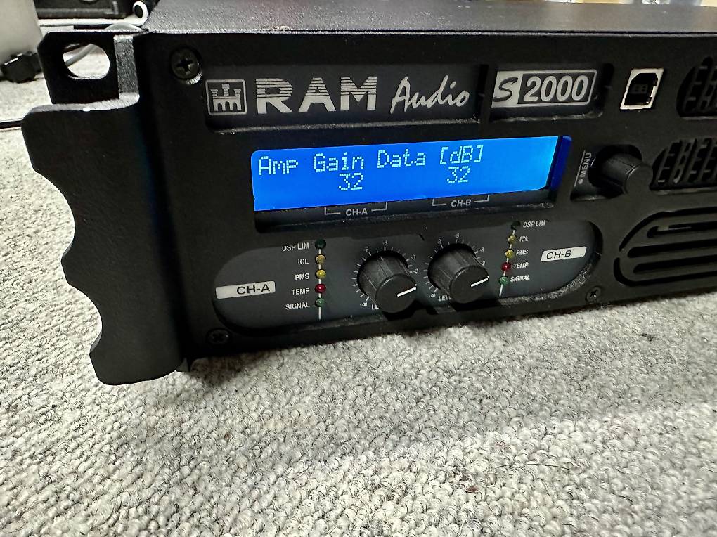 Ram Audio S 2000 DSP PA Endstufe 2 x 1190 W 2 Ohm im Kanton Aargau ...