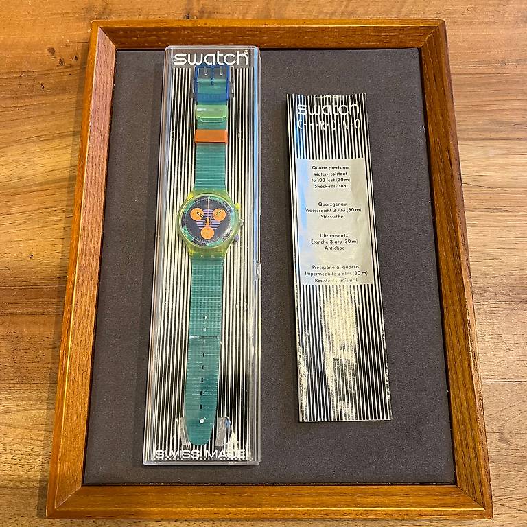 Swatch Vintage Chronograph Quartz Full Set SCJ100 Canton Genève - tutti.ch