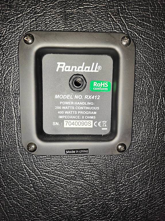 Gitarrenverstärker-Combo RANDALL RD20 + RD412 - Neuwertig! im Kanton ...