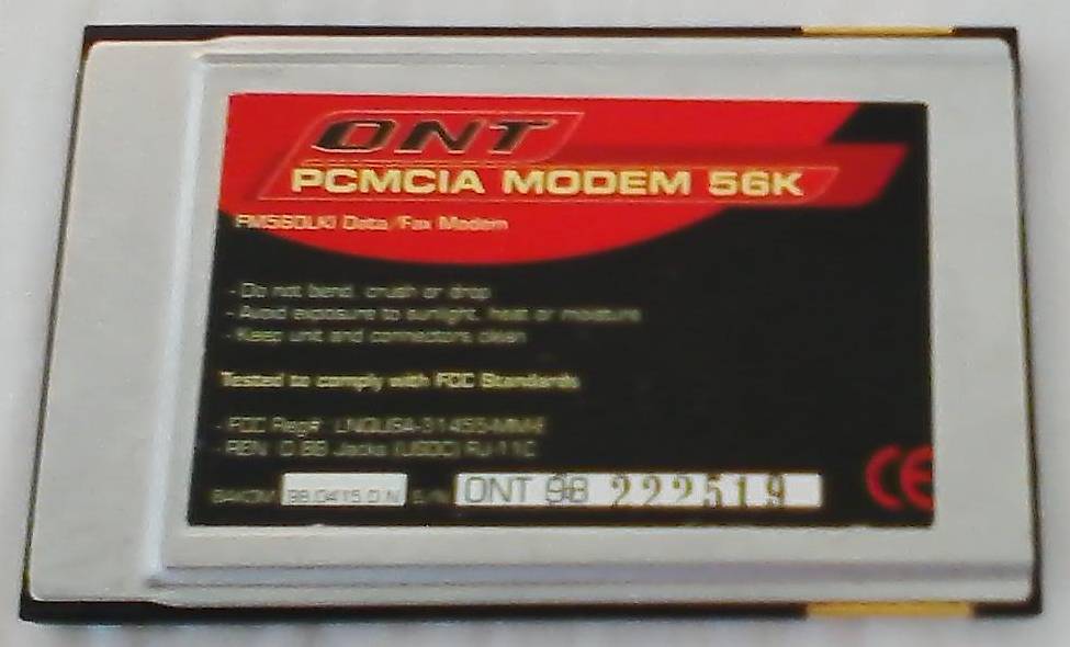 Modem ONT, PCMCIA V.90 K56 flex, Dual-Mode im Kanton Luzern - tutti.ch