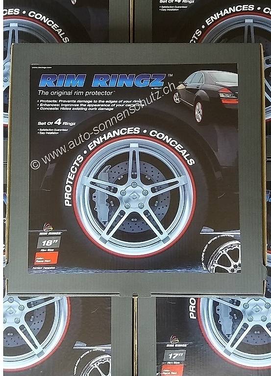 RIM RINGZ Felgenringe Felgenschutzringe 18" Rot -70% Rabatt im Kanton ...