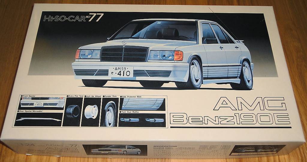 FUJIMI Hi-SO-CAR AMG Mercedes Benz 190E 1:24 Canton Saint-Gall - tutti.ch