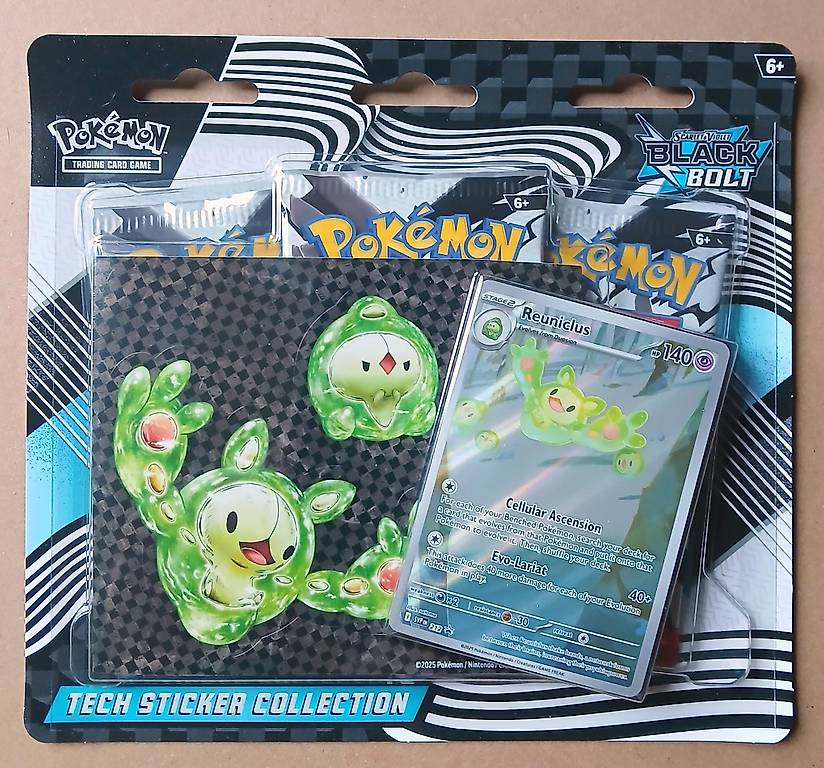 Pokemon Black Bolt Tech Sticker 3 Pack, EN im Kanton Zürich - tutti.ch