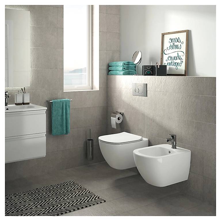Acquista ora: Set WC e Bidet Sospesi per un bagno moderno Canton Tessin ...