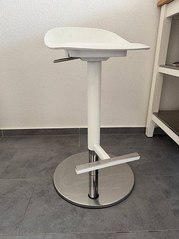 IKEA JANINGE Barhocker in Weiss Höhenverstellbar im Kanton Basel ...