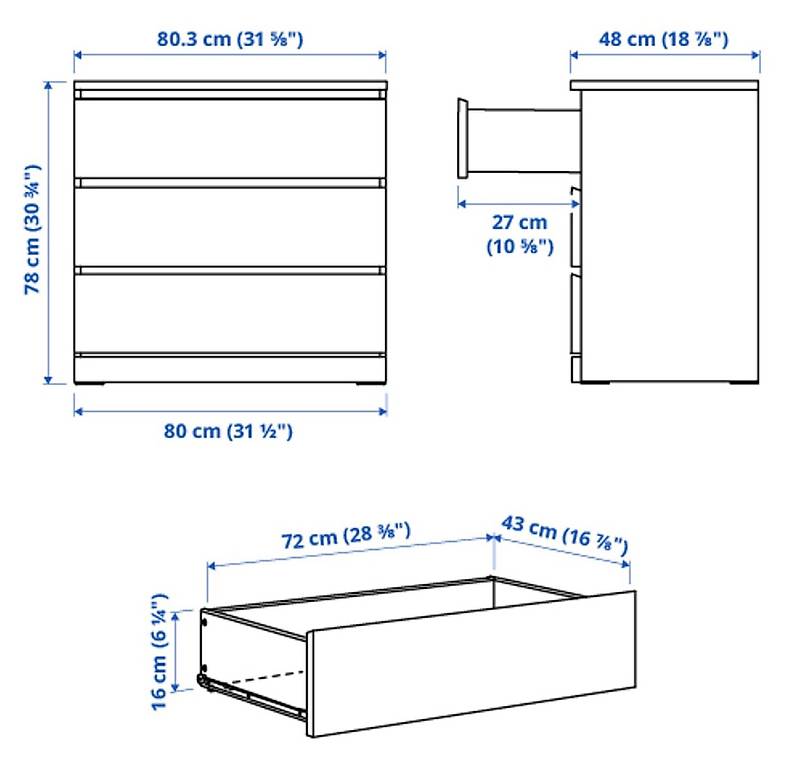 Malm Kommode 80x78cm (IKEA) im Kanton Zürich - tutti.ch