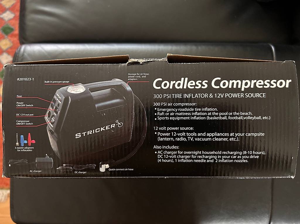 Stricker Cordless Compressor Kompressor 20 Bar Akku Betrieb im Kanton ...