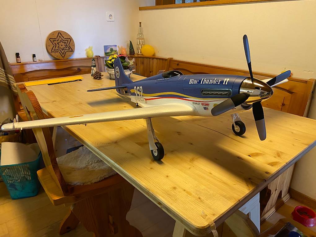 FMS Warbird P-51 Mustang ?Blue Thunder? neu unbenutzt im Kanton Bern ...