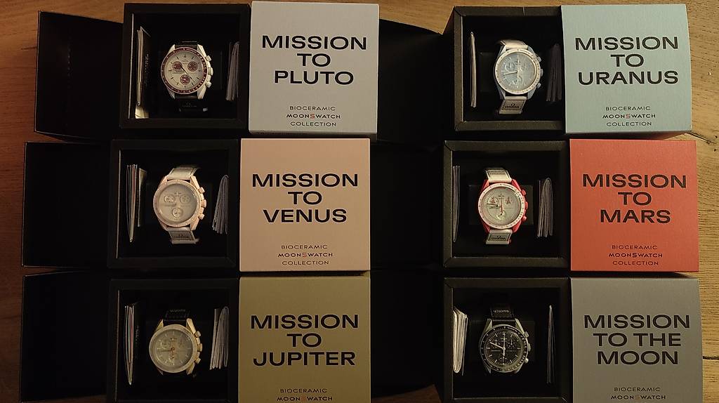 SWATCH & OMEGA: Bioceramic Moonswatch Set (Complete) im Kanton Zürich ...