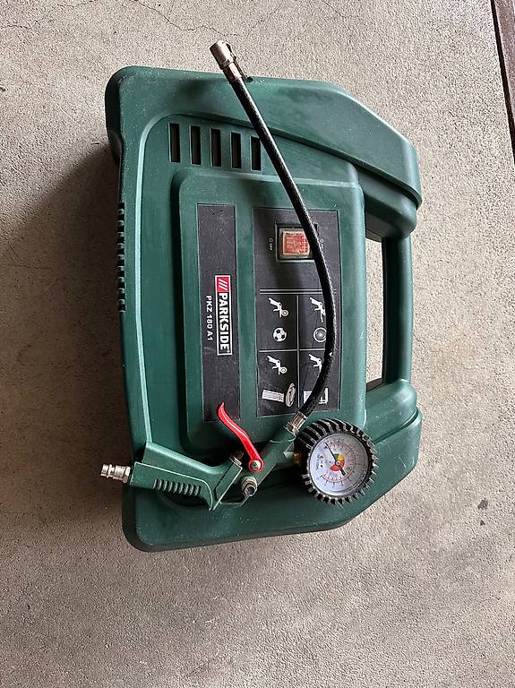 Parkside PKZ 180 A1 Elektrische Luftpumpe Kompressor 1100W Cantone ...