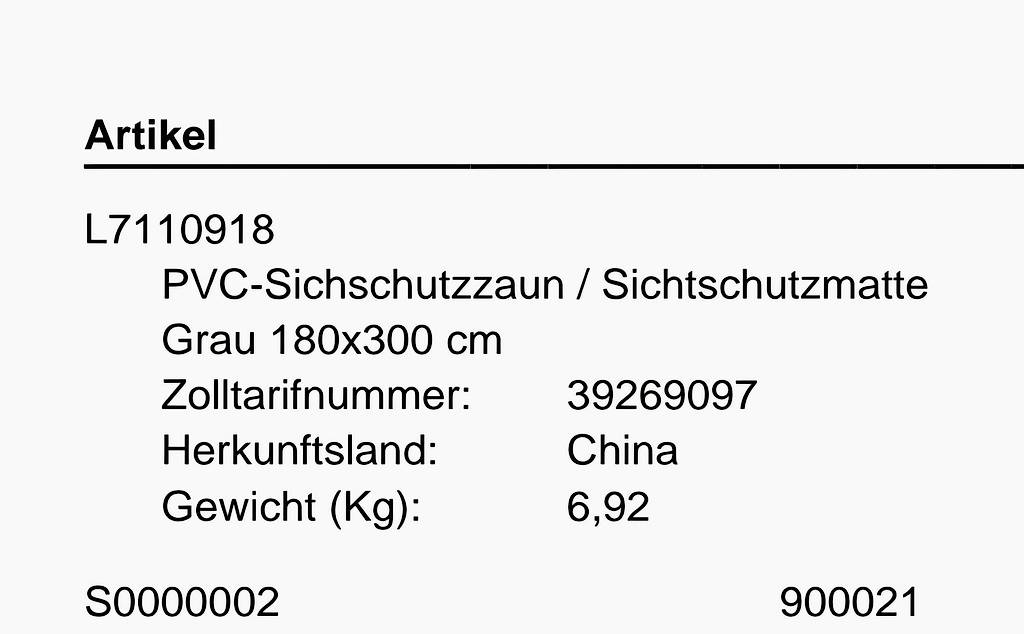 PVC Sichtschutzzaun für Terrasse oder Balkon im Kanton Bern - tutti.ch
