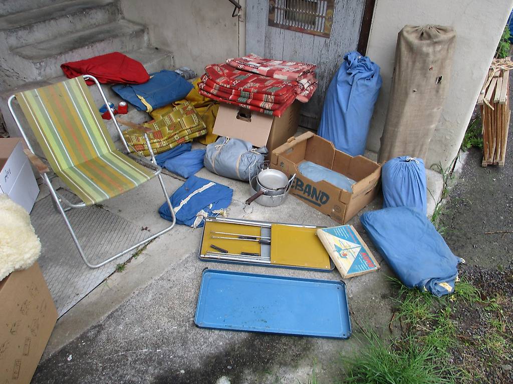 Camping-Set 60er Retro-Hammer Zelt Matten Pfadi im Kanton Aargau - tutti.ch