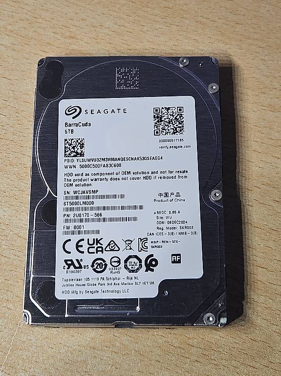 2.5" Harddisk Seagate BarraCuda, 5TB im Kanton Zürich - tutti.ch