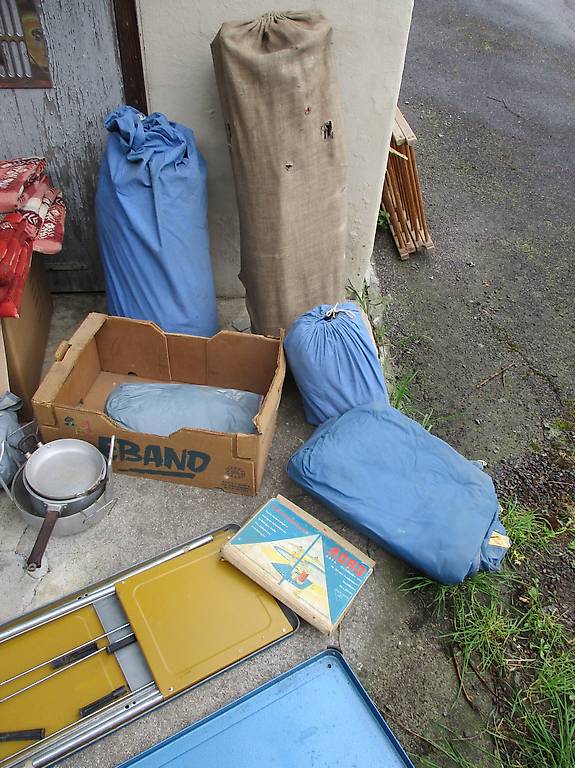 Camping-Set 60er Retro-Hammer Zelt Matten Pfadi im Kanton Aargau - tutti.ch