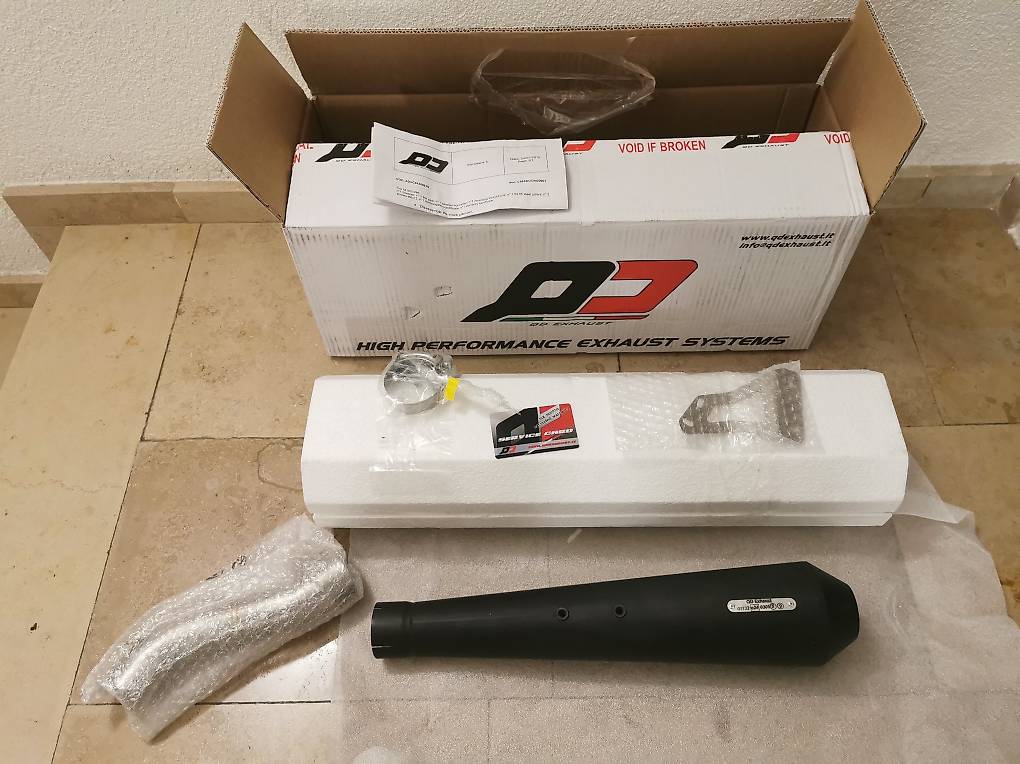 QD Auspuff Max-Cone Schwarz Ducati Scrambler 800 Euro3 im Kanton Basel ...