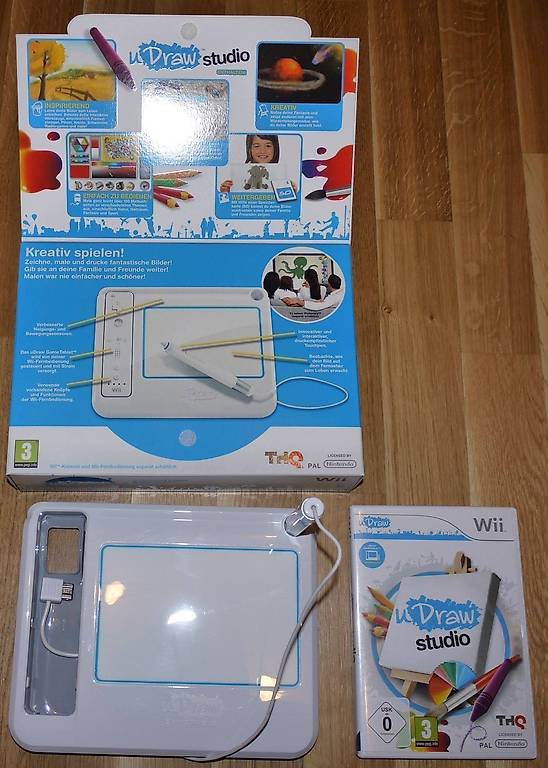 Wii/WiiU uDraw Gametablet inkl.uDraw Studio + 2 uDraw Spiele im Kanton ...