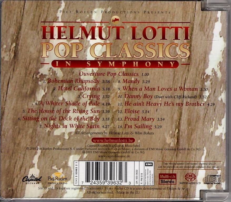SACD von Helmut Lotti "Pop Classic" Neu im Kanton St. Gallen - tutti.ch