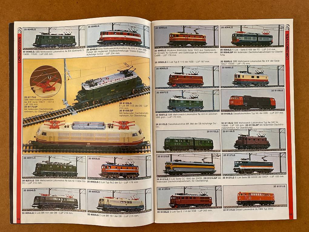 Lima Modell-Bahnen: Katalog 1983 im Kanton Appenzell Ausserrhoden ...
