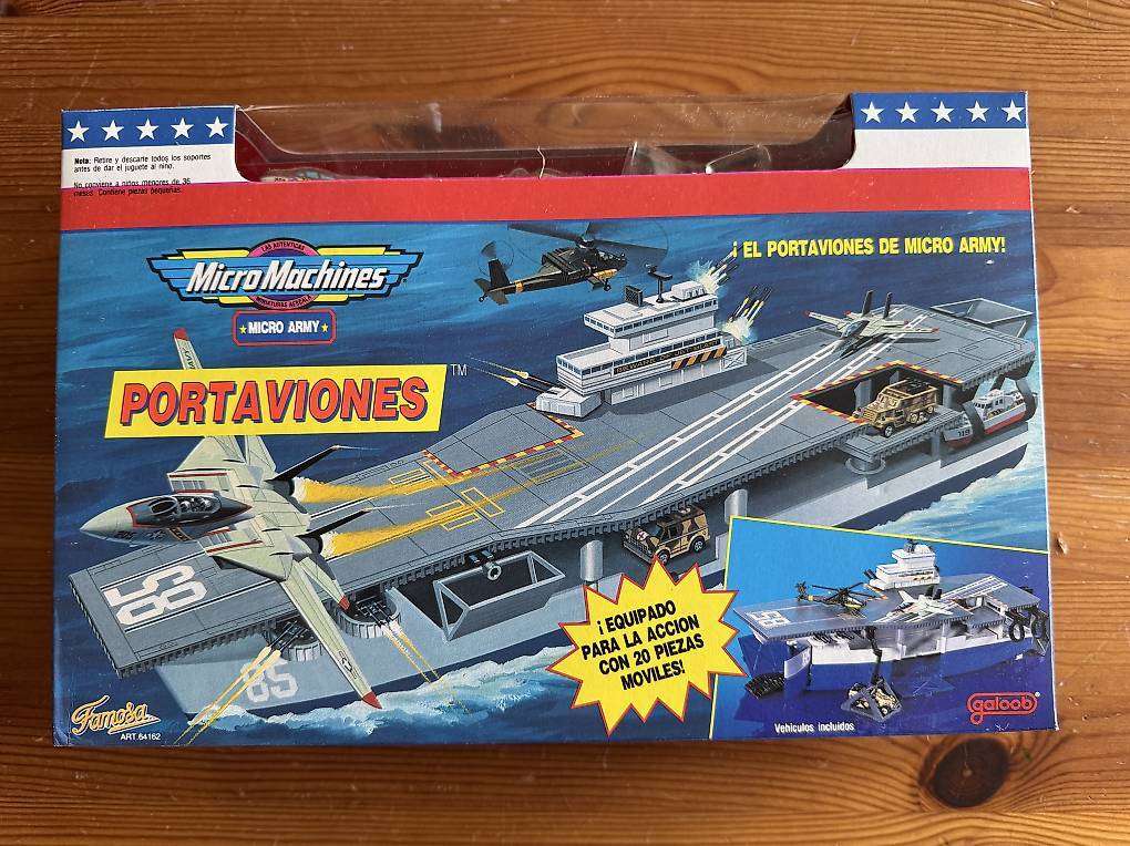 Micro Machines Flugzeugträger Sea Hawk, Galoob, Famosa 64162 im Kanton ...