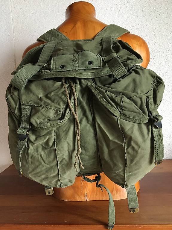 Original ARVN-Rucksack, Vietnamkrieg / US Marines / US Army im Kanton ...