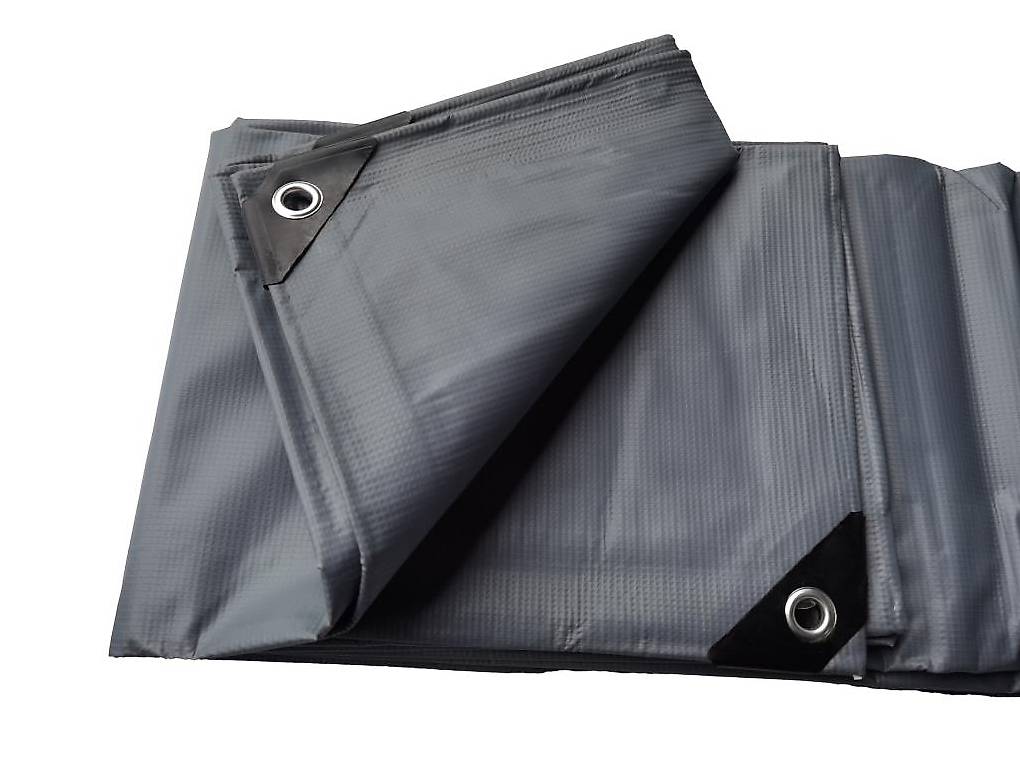 [ Express-Versand ] > Abdeckplane PVC 450g/m2 grau 1.5 x 6 m im Kanton ...